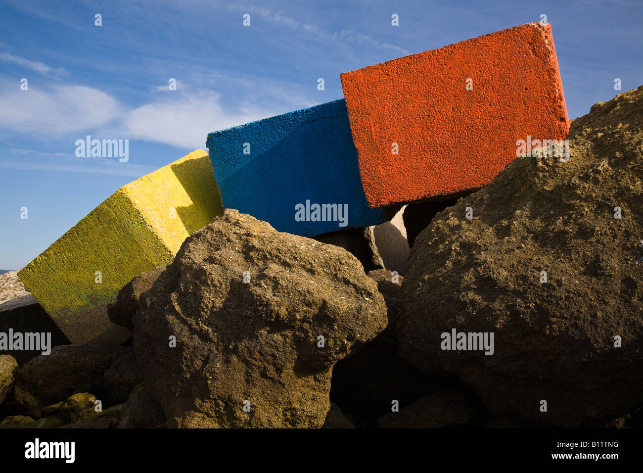 Concrete sculpture cubes sculpture hi-res stock photography and images ...