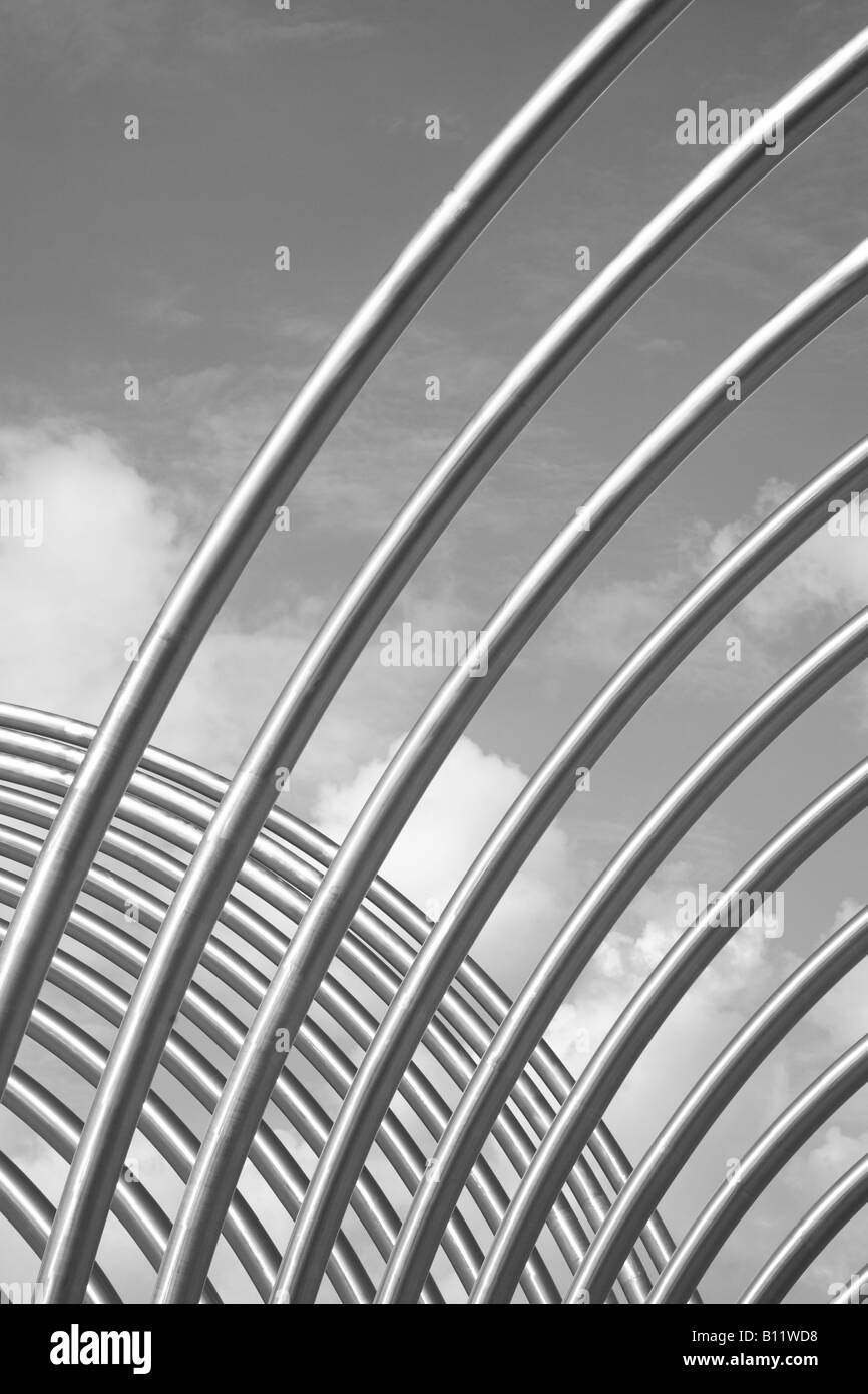 Metal Curve Design Stock Photo - Alamy