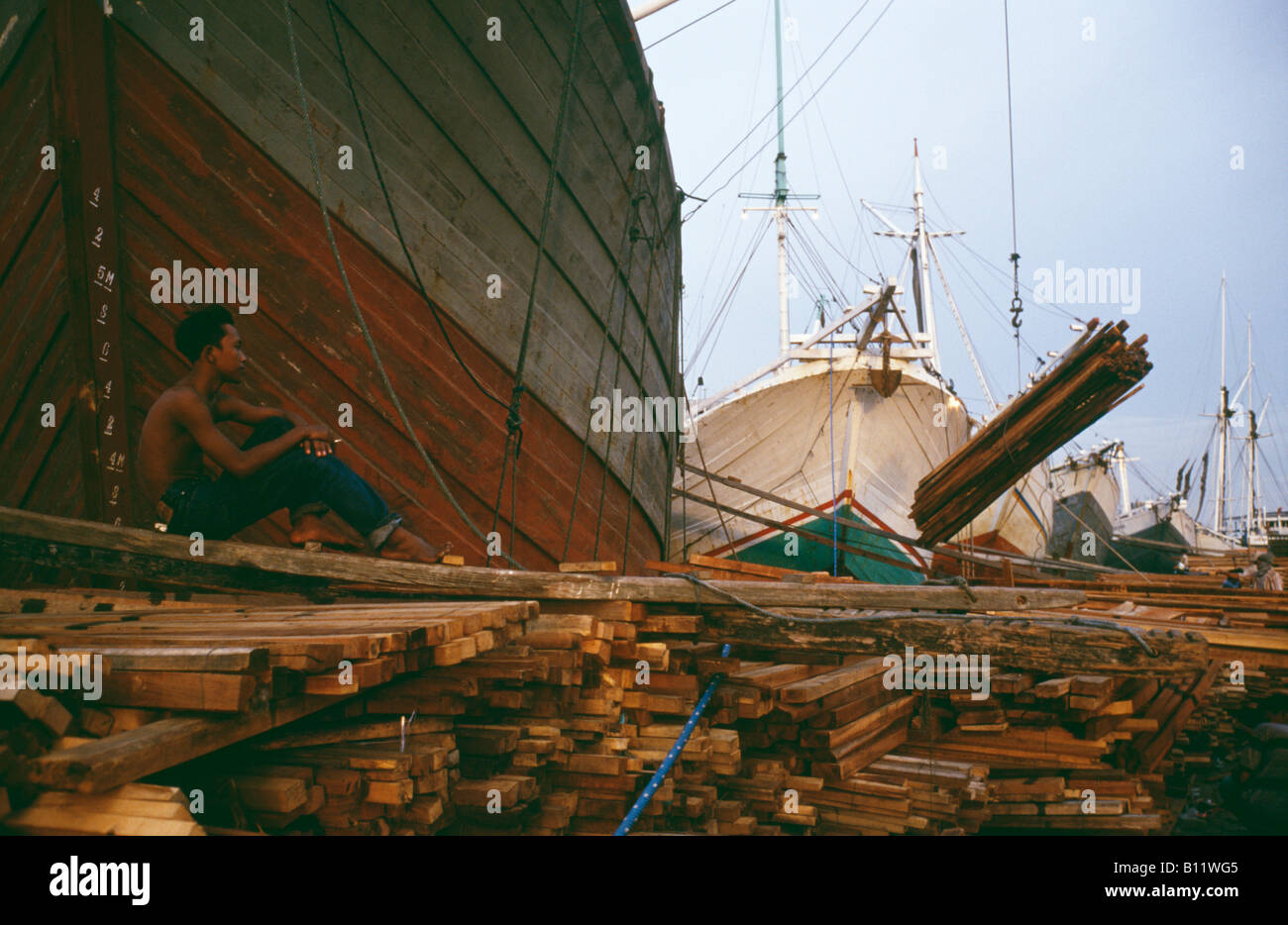 A port in Surabaya Indonesia Stock Photo, Royalty Free Image: 17867029 ...