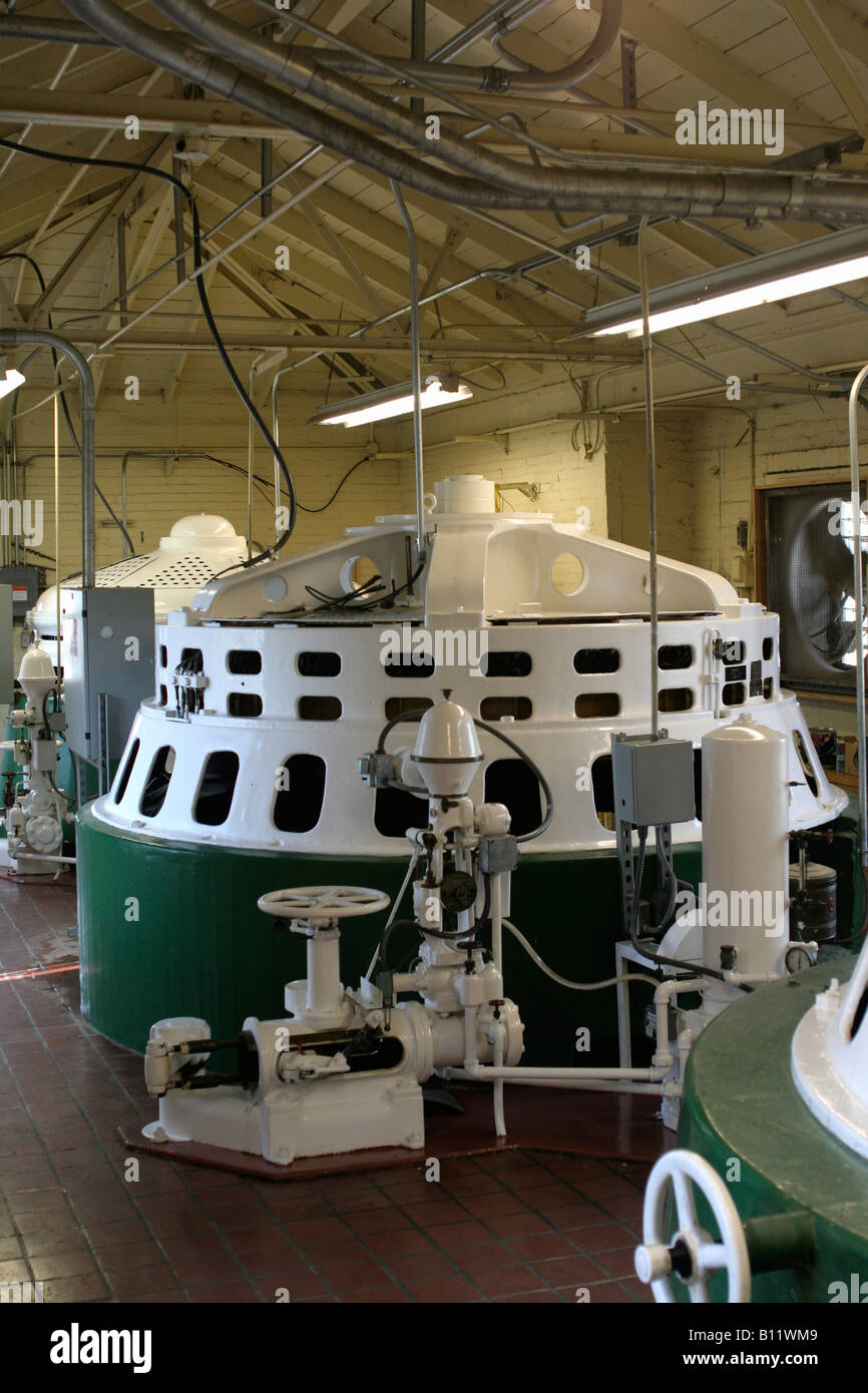 Small hydroelectric plant generator Stock Photo - Alamy