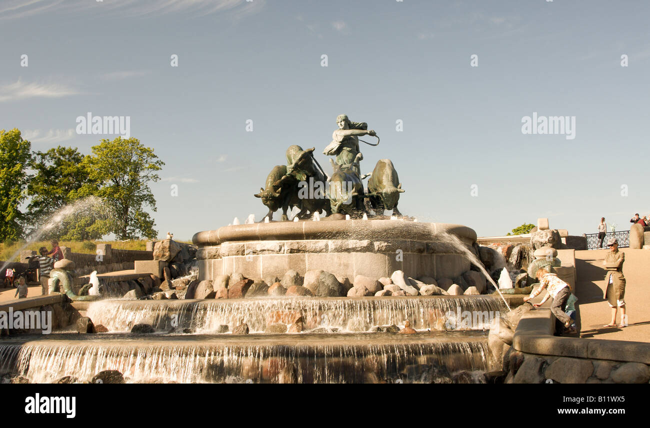Gefion springvandet Gefion fountain Copenhagen Denmark Stock Photo - Alamy