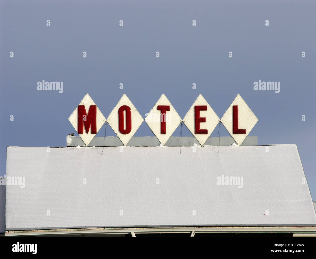 1950 s style motel sign Stock Photo - Alamy