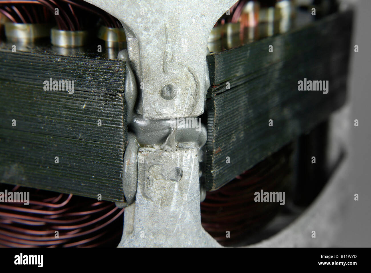 Epoxy adhesive used to hold electric motor components together Stock ... Epoxy adhesive used to hold electric motor components together Stock ...