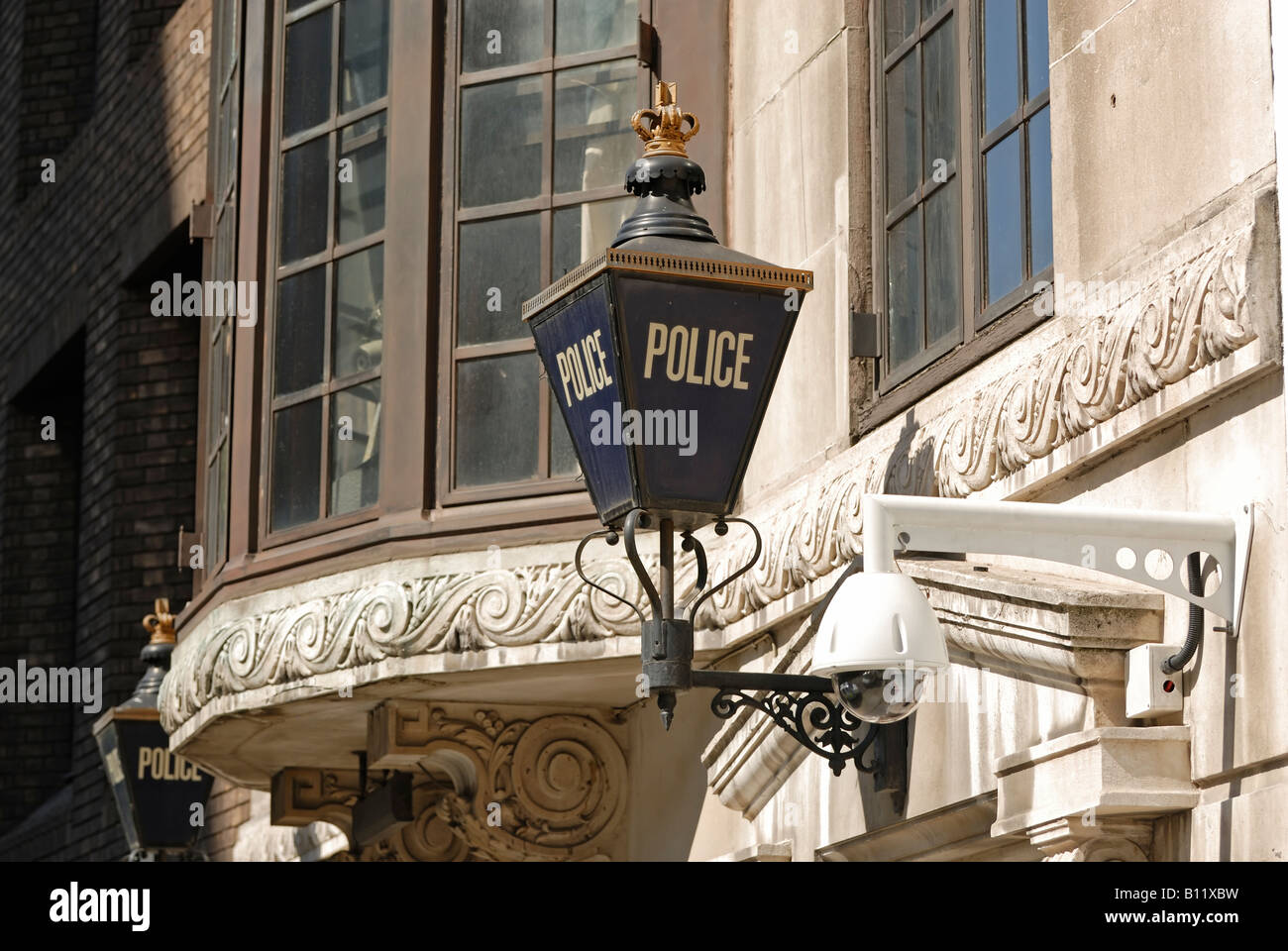 Police station lamp london hi-res stock photography and images - Alamy