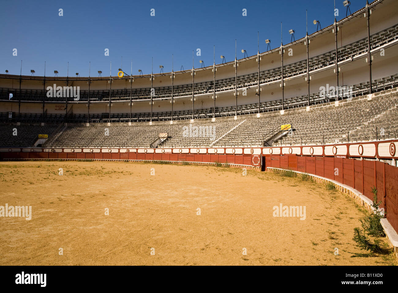 The Plaza de Toros (bullring) at El Puerto de Santa Maria. Plaza de ...