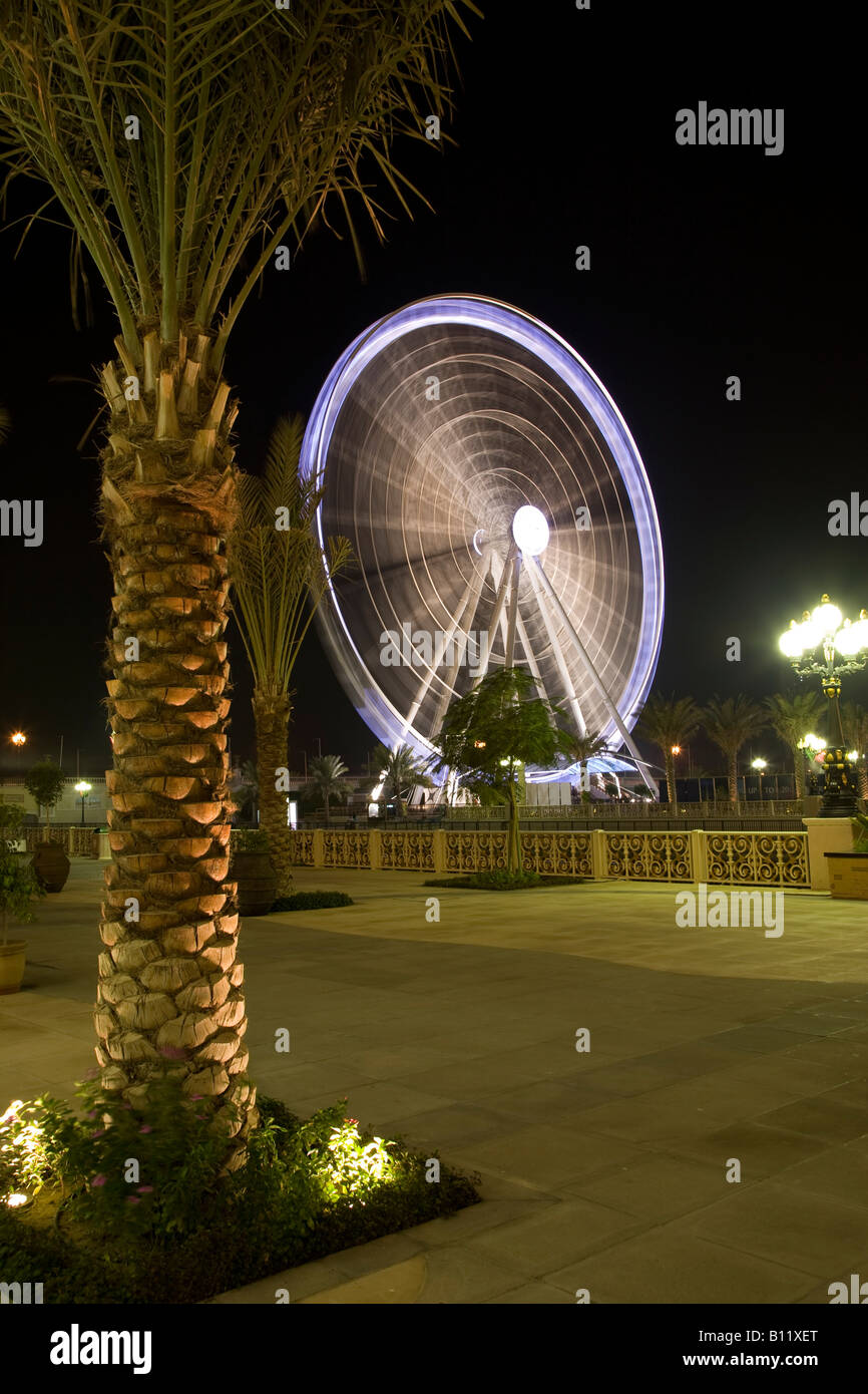 'Eye of the Emirates' Ferris Wheel attraction is part of Qanat Al Qasba ...