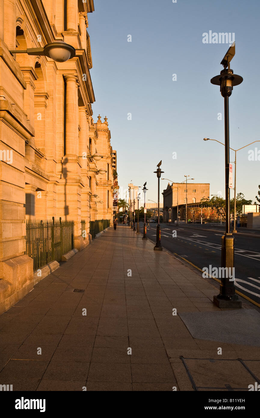 Deserted city street Stock Photo - Alamy