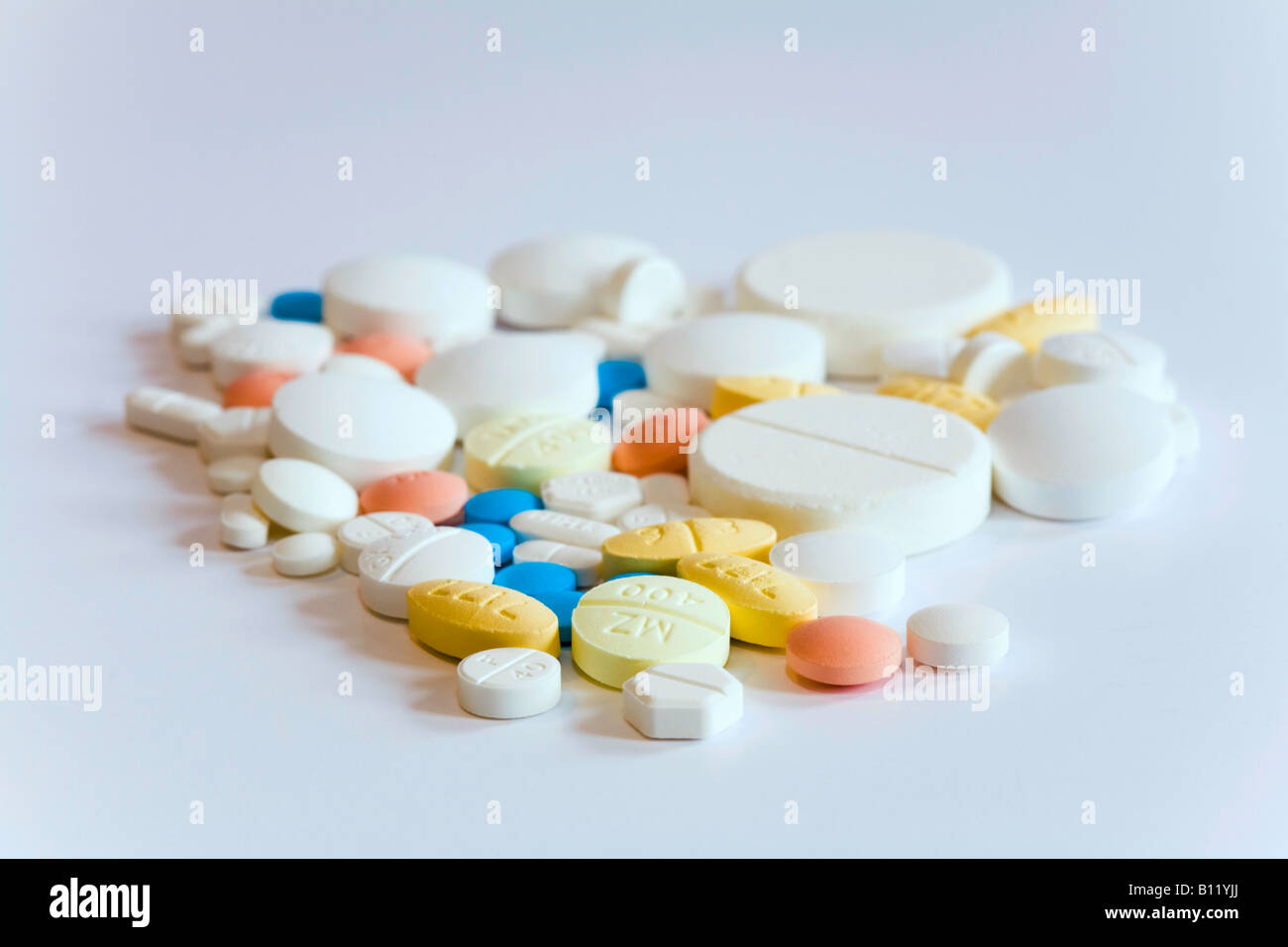 A selection of colourful tablets Stock Photo - Alamy