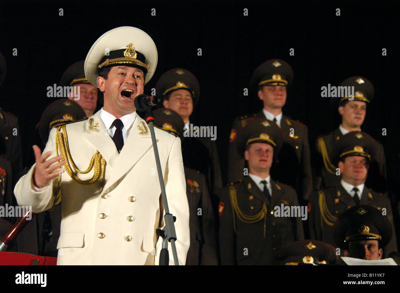 The Alexandrov Red Army Choir Stock Photo - Alamy
