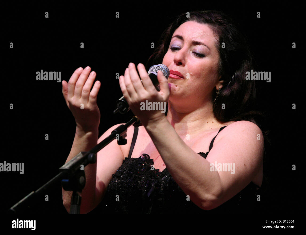 Georgian pop singer Tamara Gverdtsiteli Stock Photo - Alamy