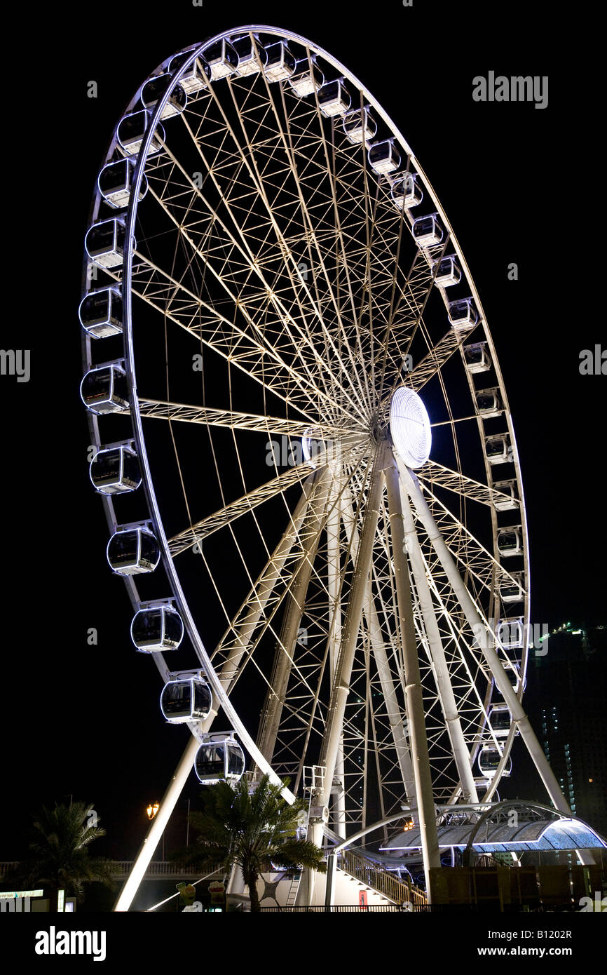 'Eye of the Emirates' Ferris Wheel attraction is part of Qanat Al Qasba ...
