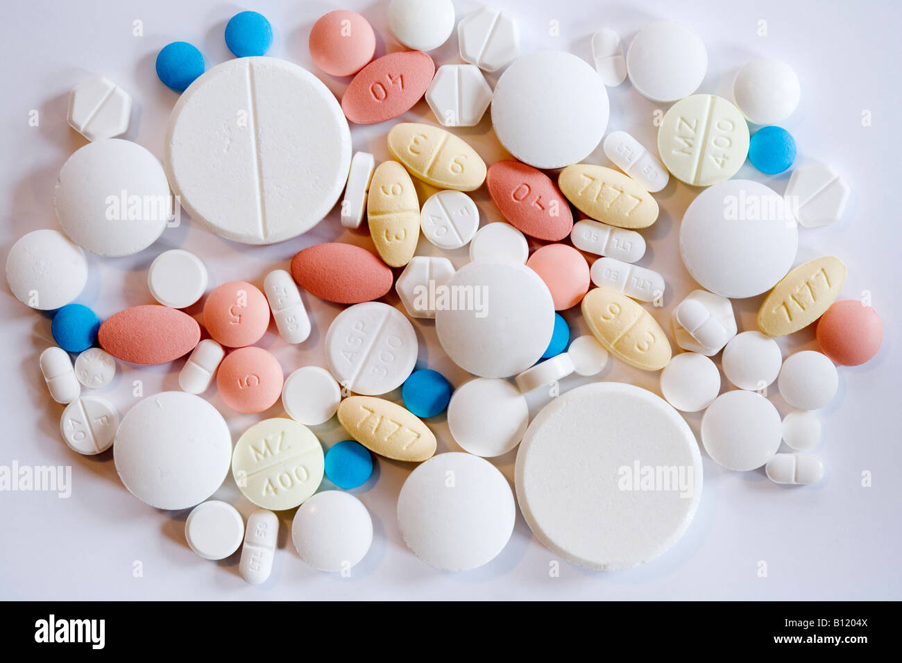 A selection of colourful tablets Stock Photo - Alamy