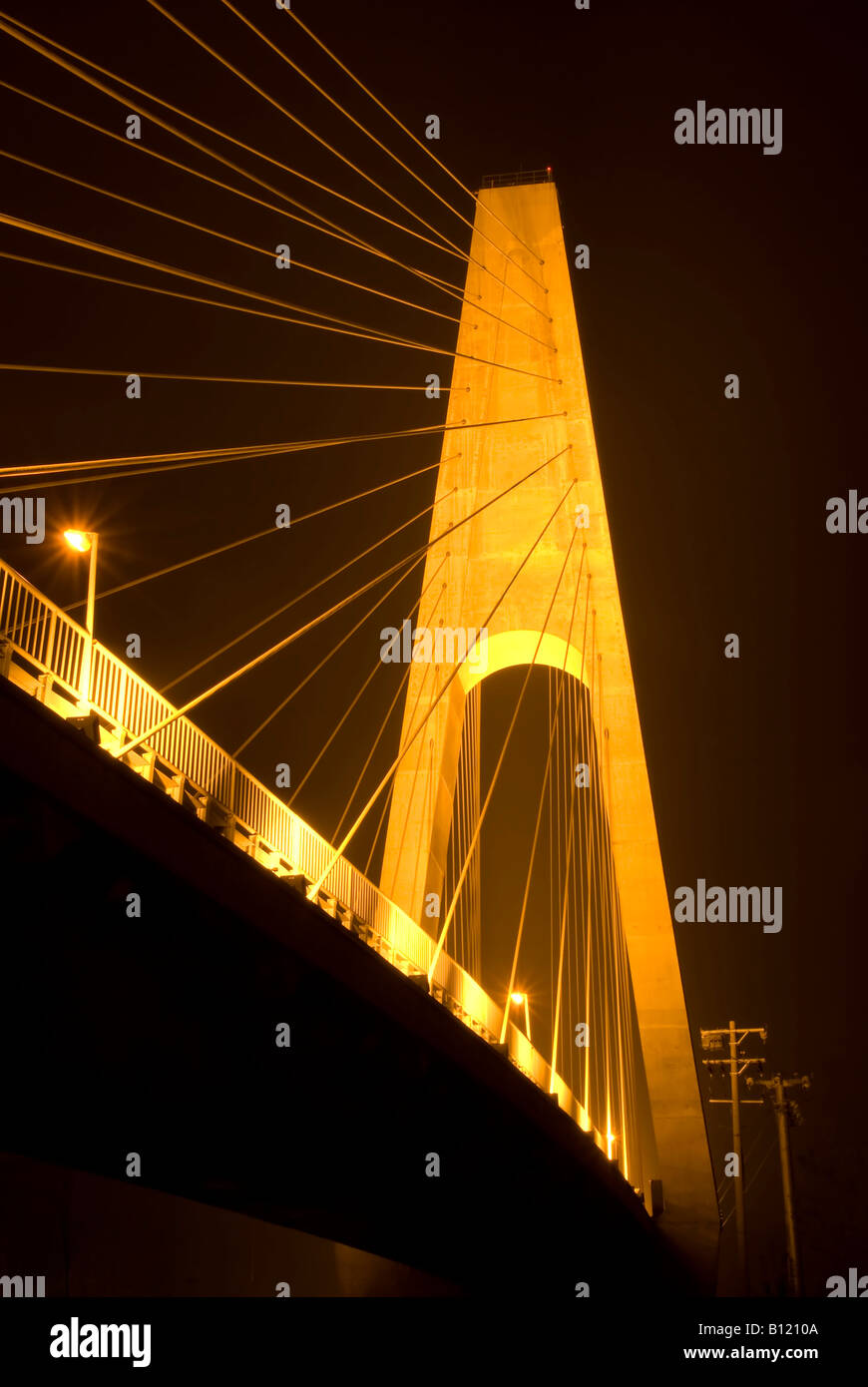 Cable Stayed Bridge Stock Photo - Alamy