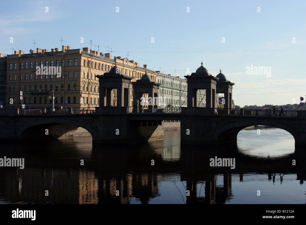Lomonosov Bridge, St. Petersburg, Russia Stock Photo - Alamy