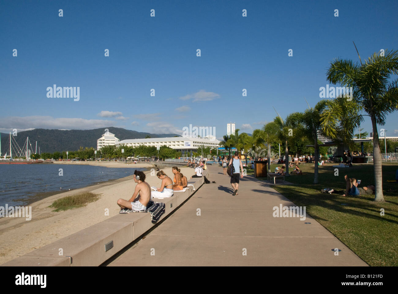 Esplanade Cairns Queensland Australia Stock Photo - Alamy