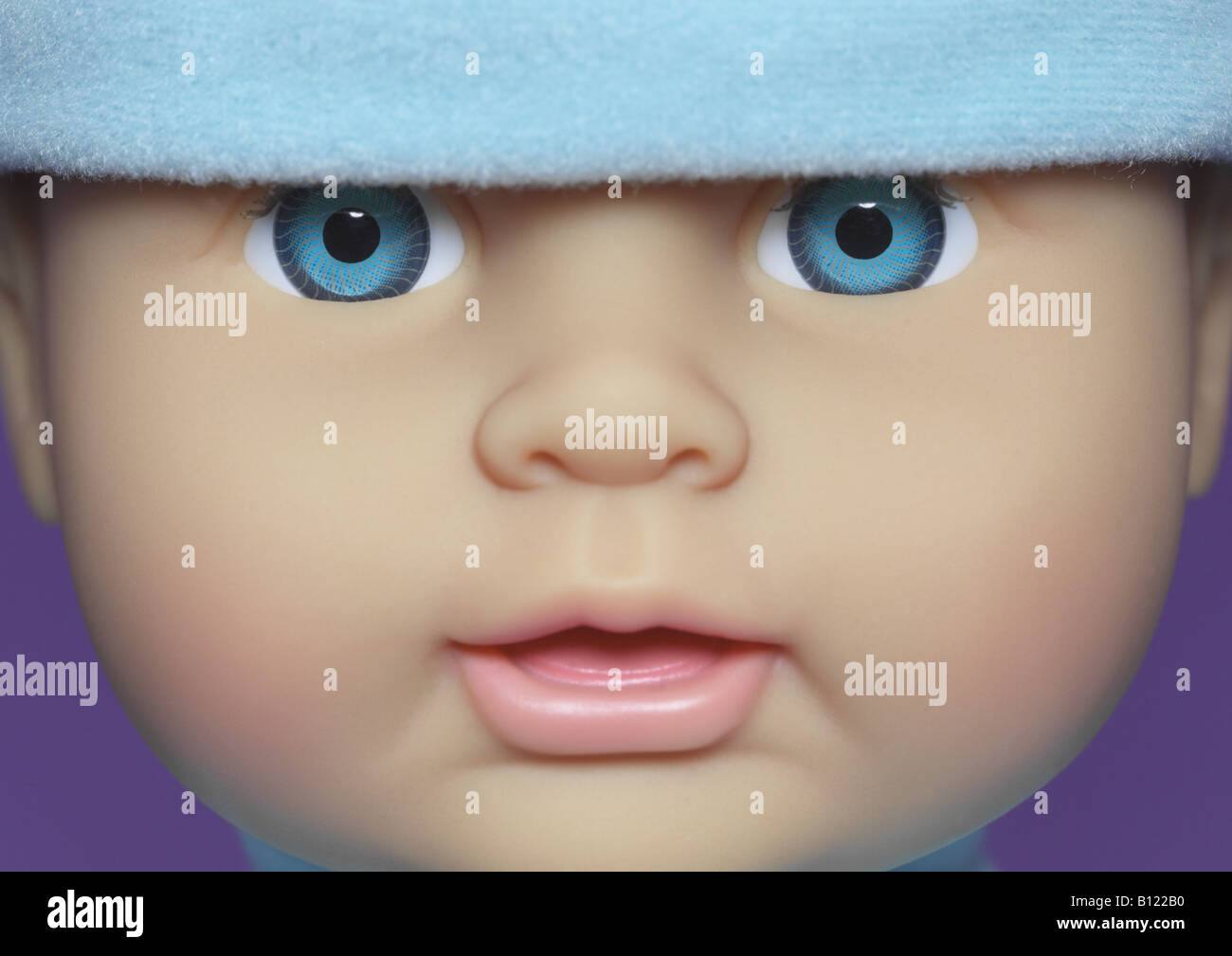 Plastic doll portrait Stock Photo - Alamy