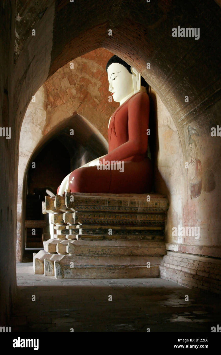 Interior of the temple in Bagan (Pagan), Myanmar (Burma Stock Photo - Alamy