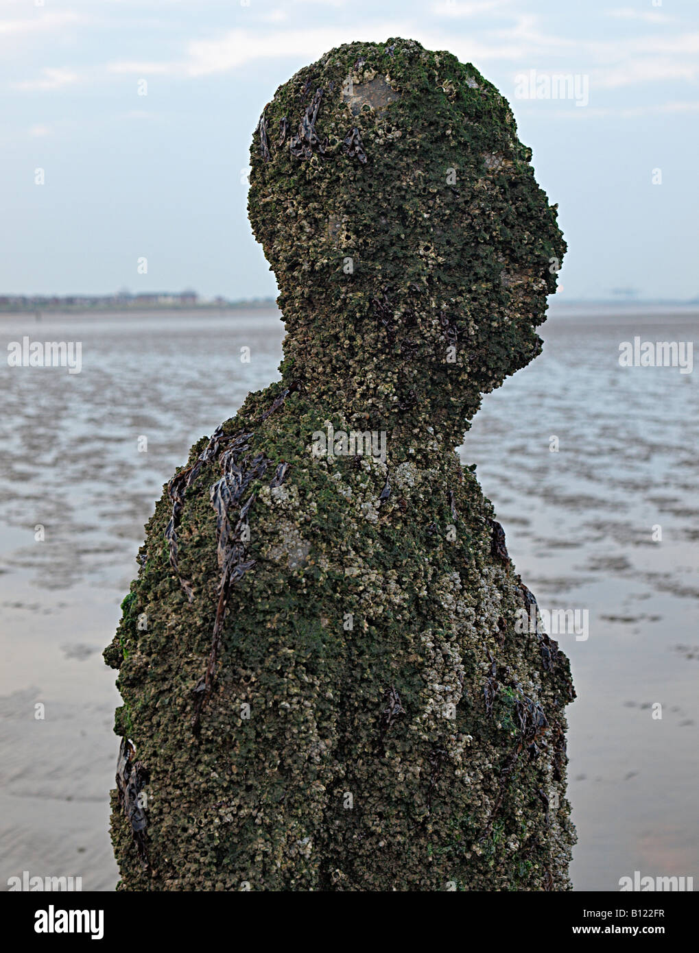 Antony Gormley Another Place Barnacle High Resolution Stock Photography ...