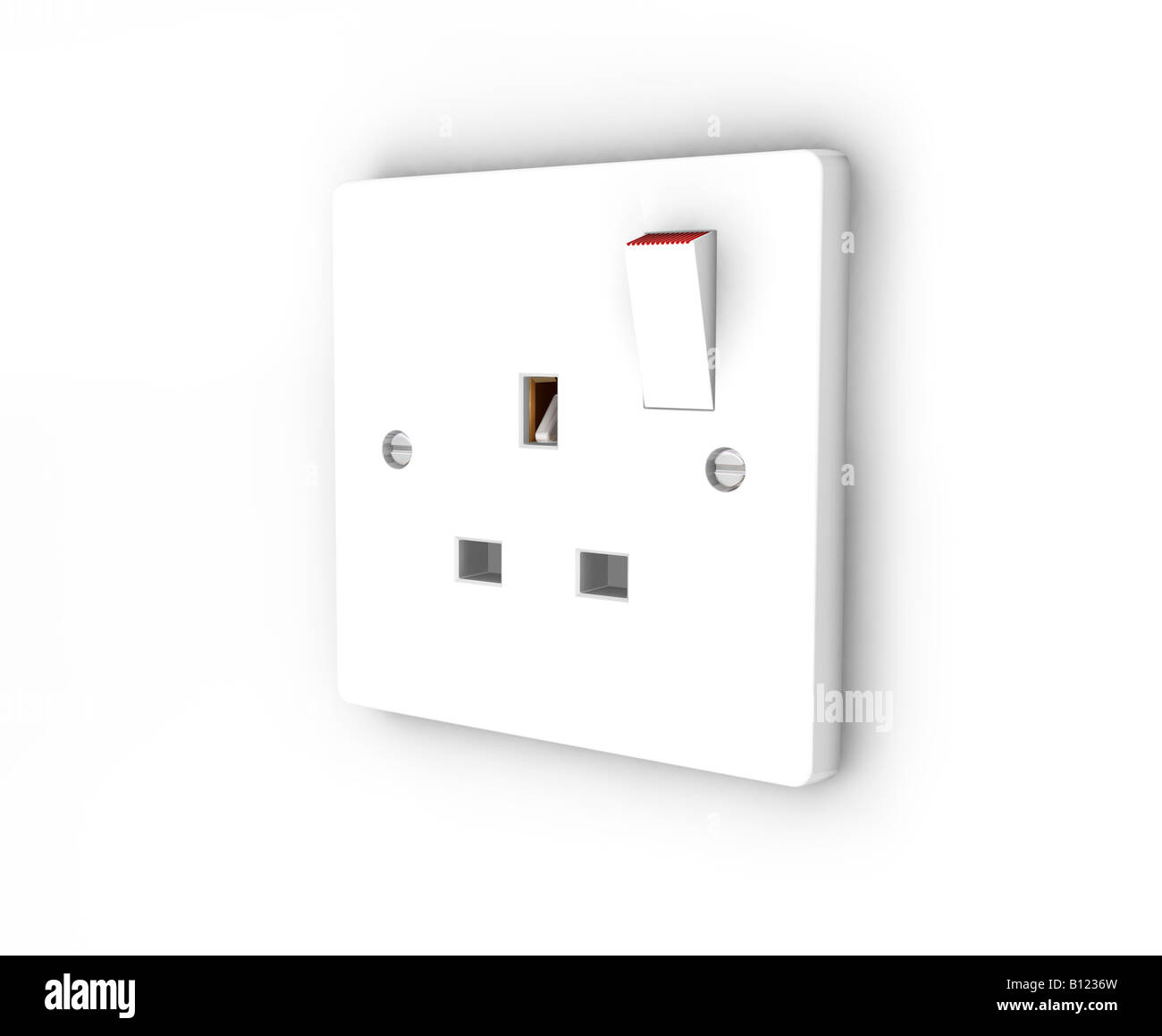 3D render of a plug socket Stock Photo - Alamy