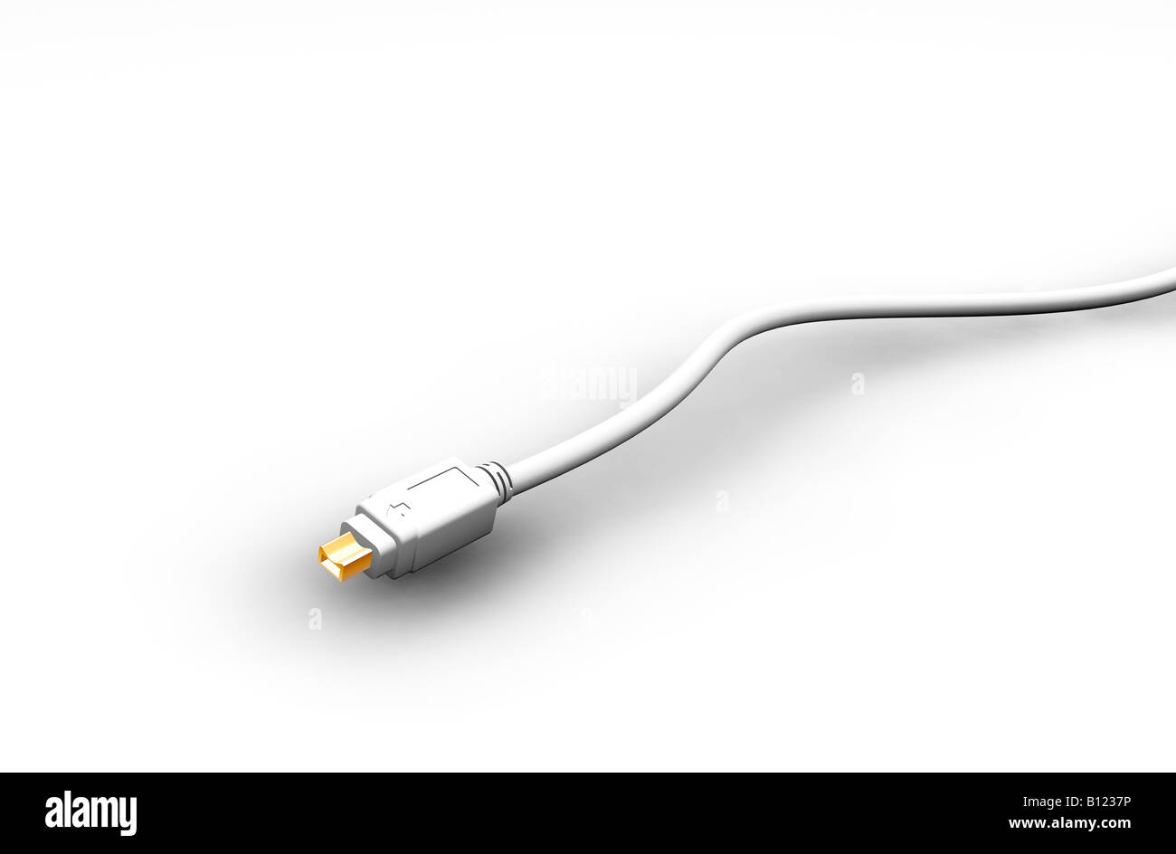 3D render of a cable Stock Photo - Alamy