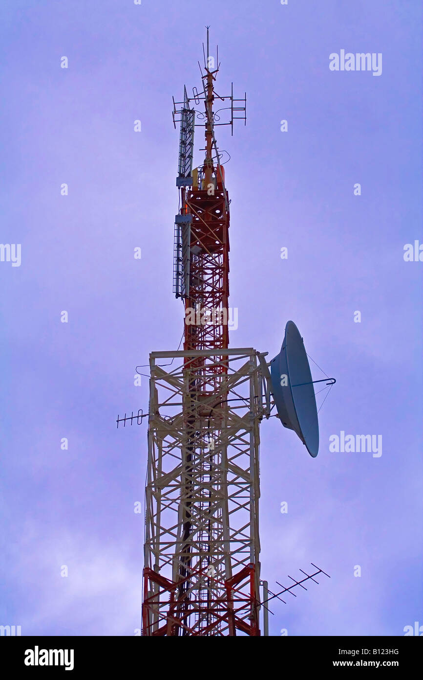 Cell phone tower Stock Photo - Alamy
