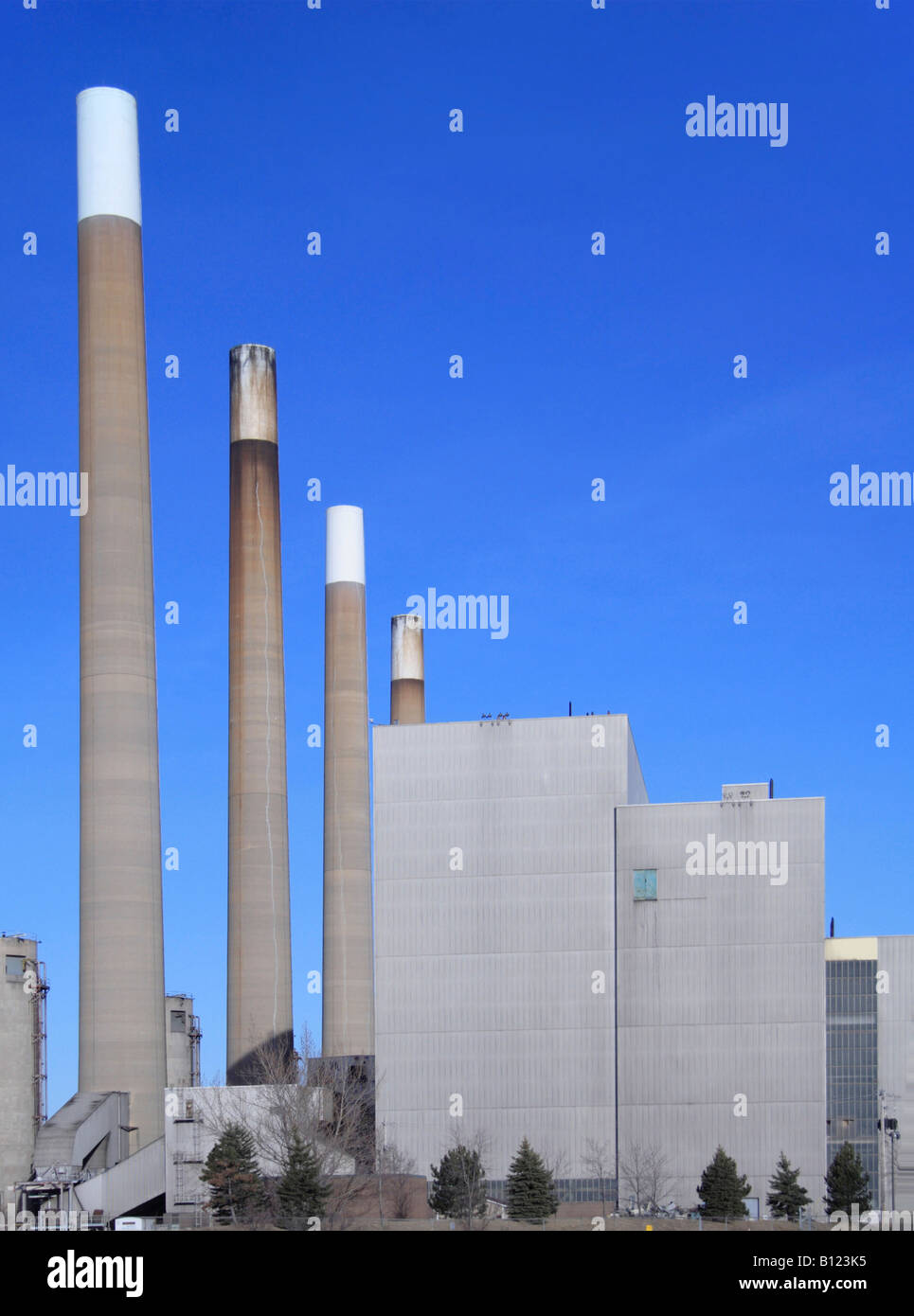 Gas burning power plant Stock Photo - Alamy