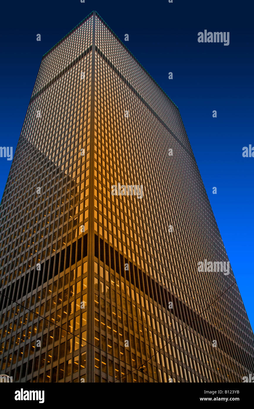 Office buildings downtown financial district large banks Stock Photo ...