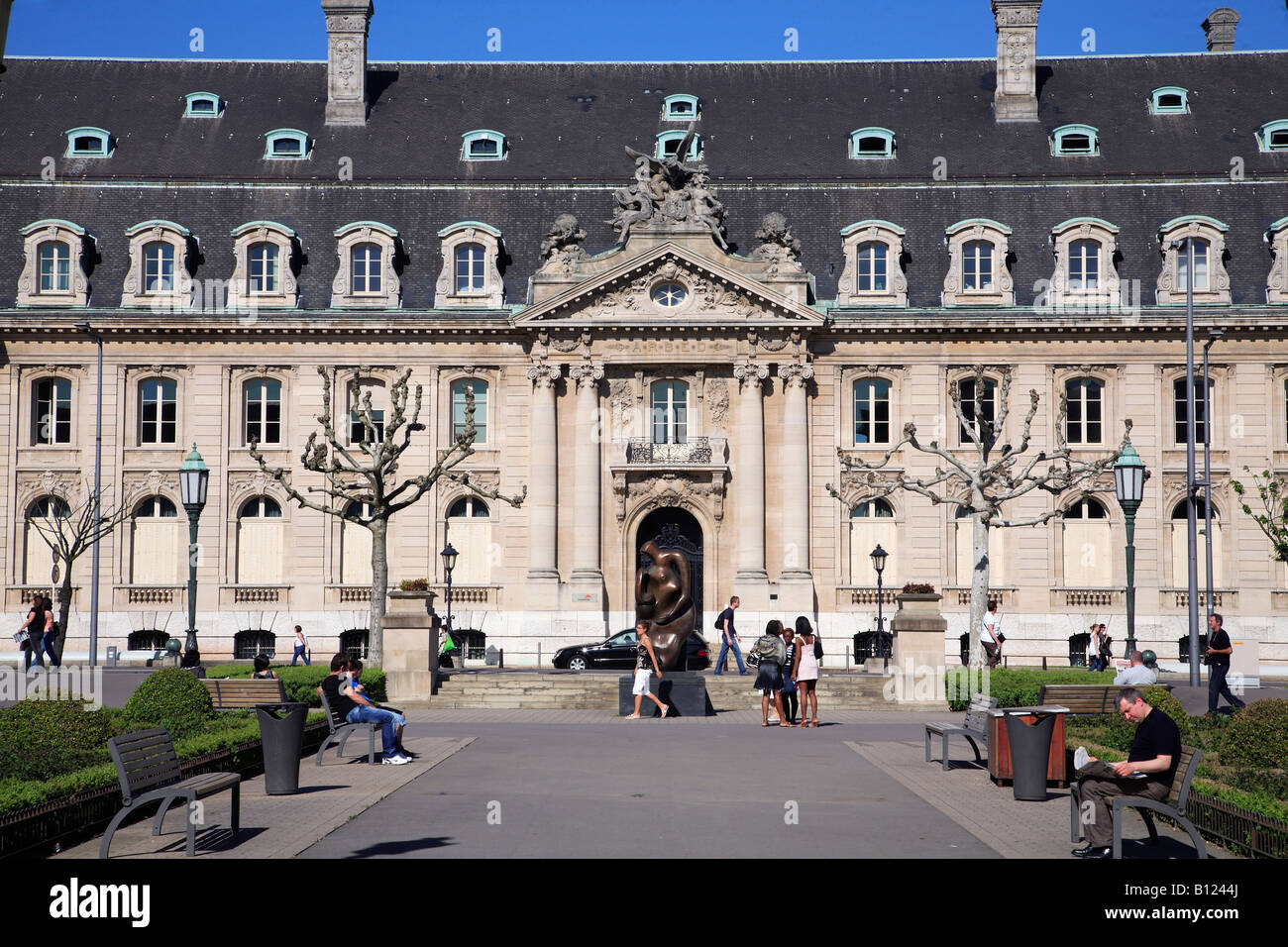 Luxembourg Arcelor Mittal Headquarters Stock Photo - Alamy