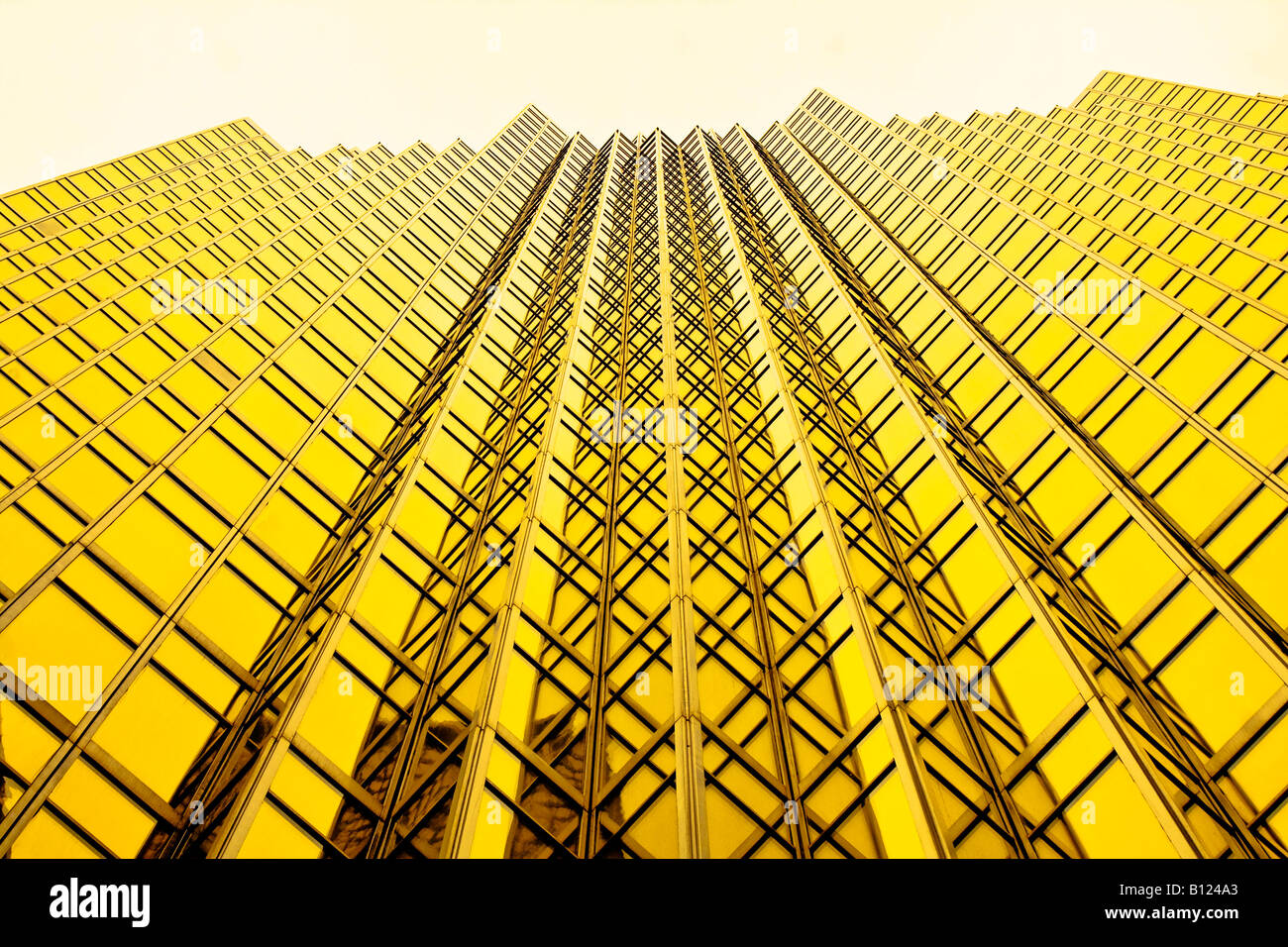 Office buildings downtown financial district large banks Stock Photo ...