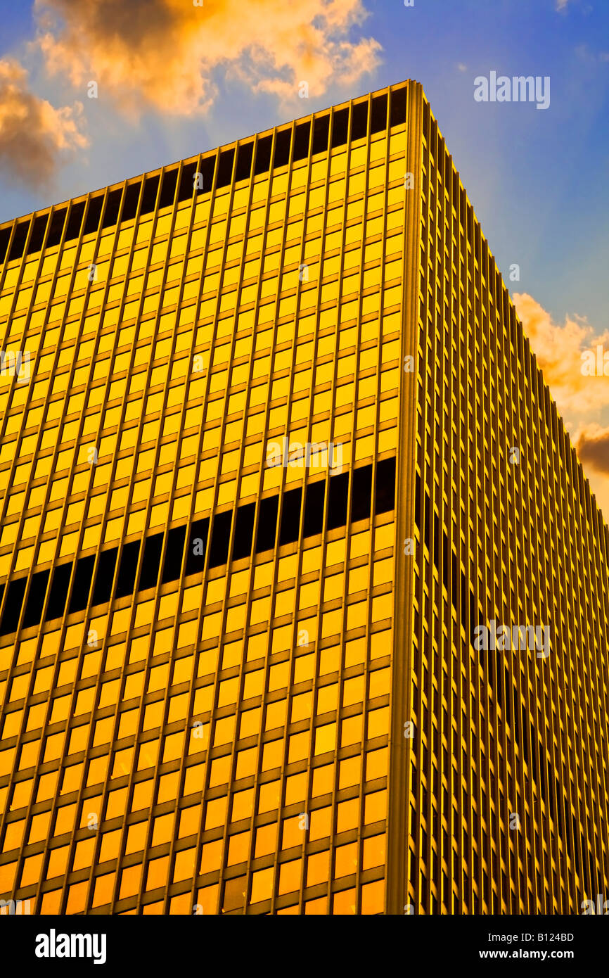 Office buildings downtown financial district large banks Stock Photo ...