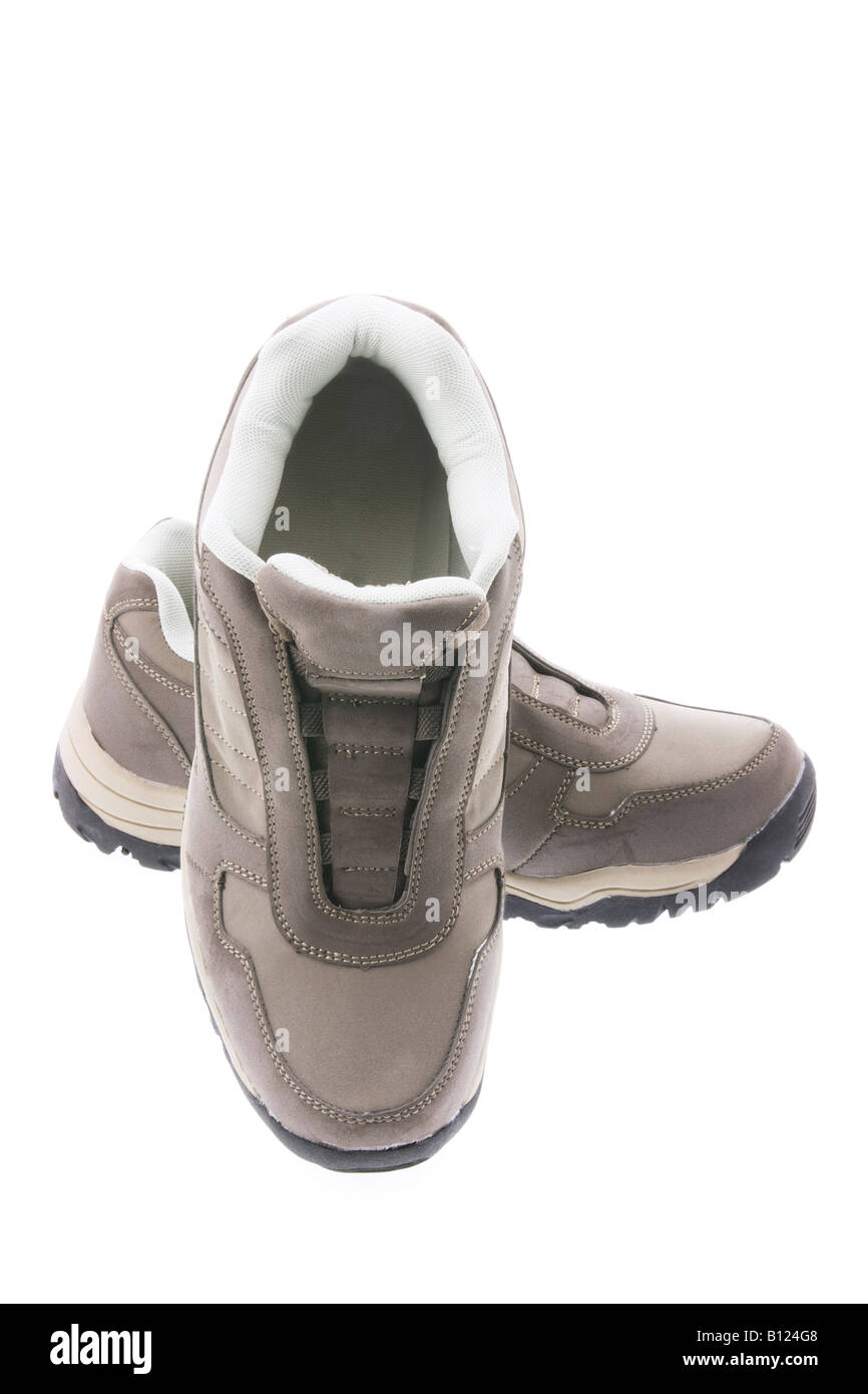 Male leather shoes on Cut Out Stock Images & Pictures - Alamy
