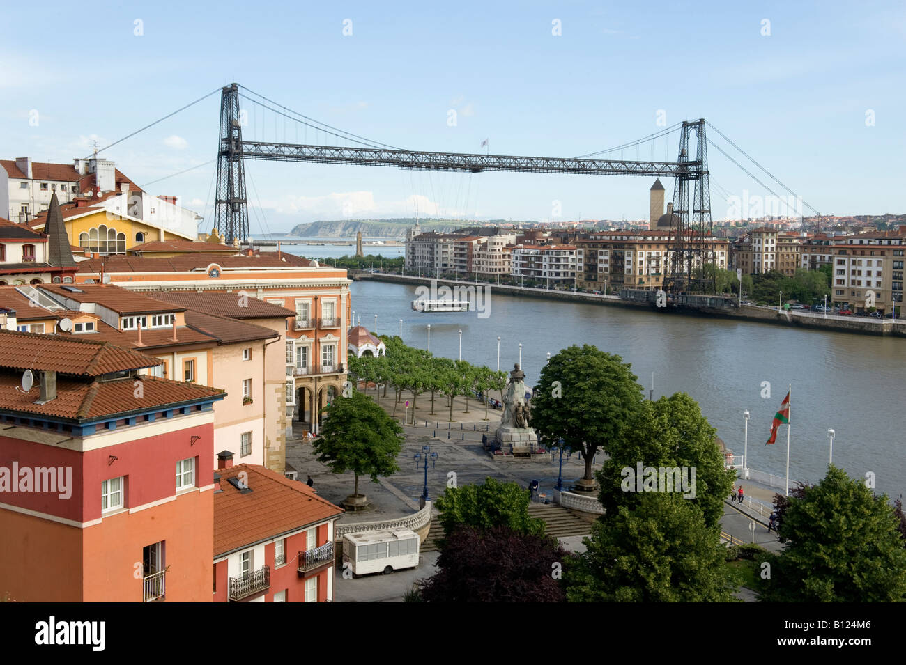 Transporter bridge, Portugalete Stock Photo - Alamy