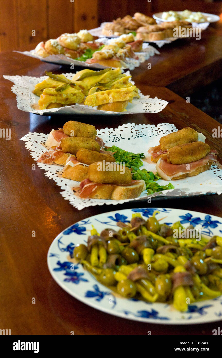 Spain pintxos bar hi-res stock photography and images - Alamy