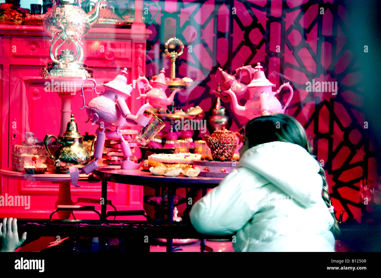 Tea Party Window Display