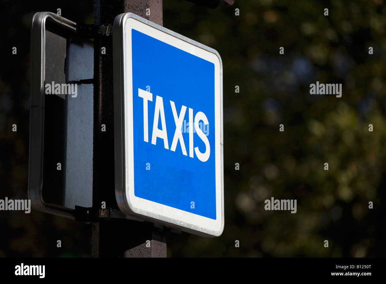 Taxi sign, Paris, France Stock Photo - Alamy