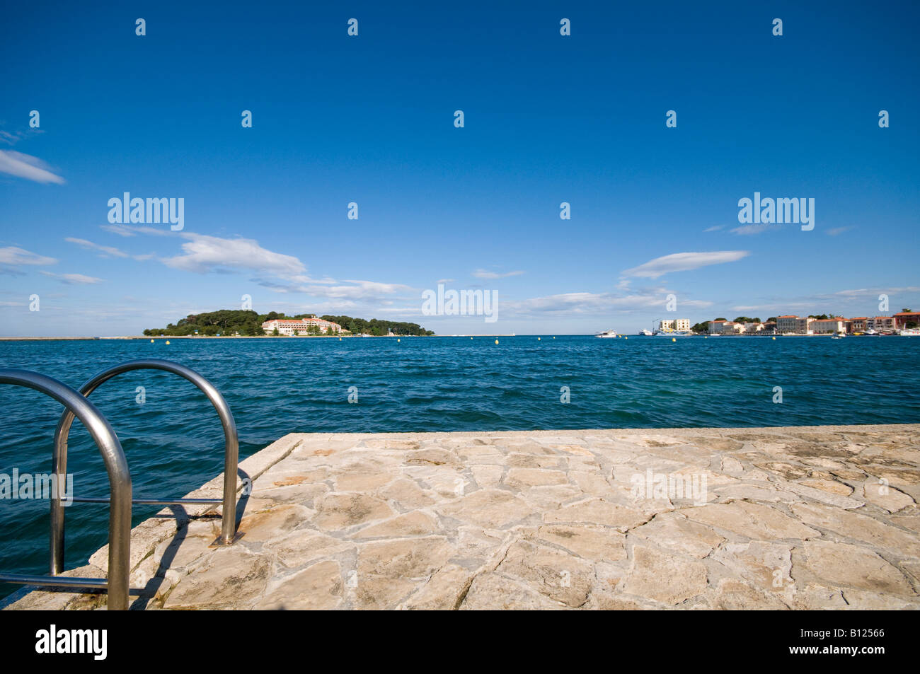 Porec croatia beach hi-res stock photography and images - Alamy