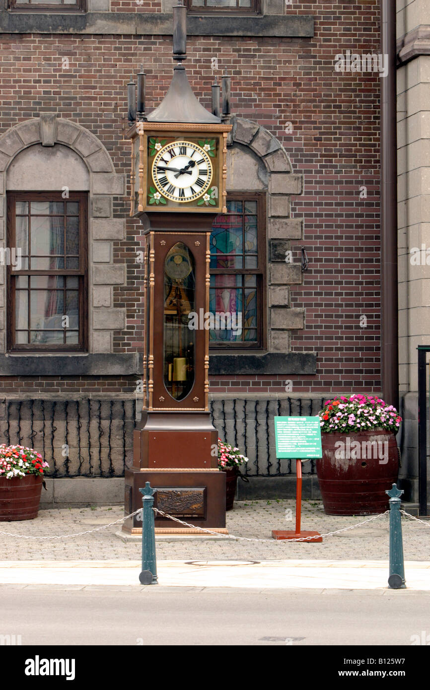 Steam clock in Otaru Hokkaido Japan Stock Photo - Alamy