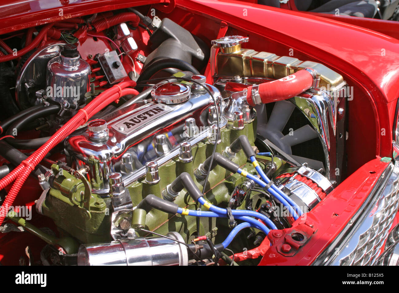 Modified car engine bay hi-res stock photography and images - Alamy