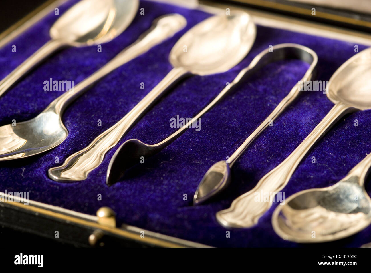 antique silver service Stock Photo - Alamy
