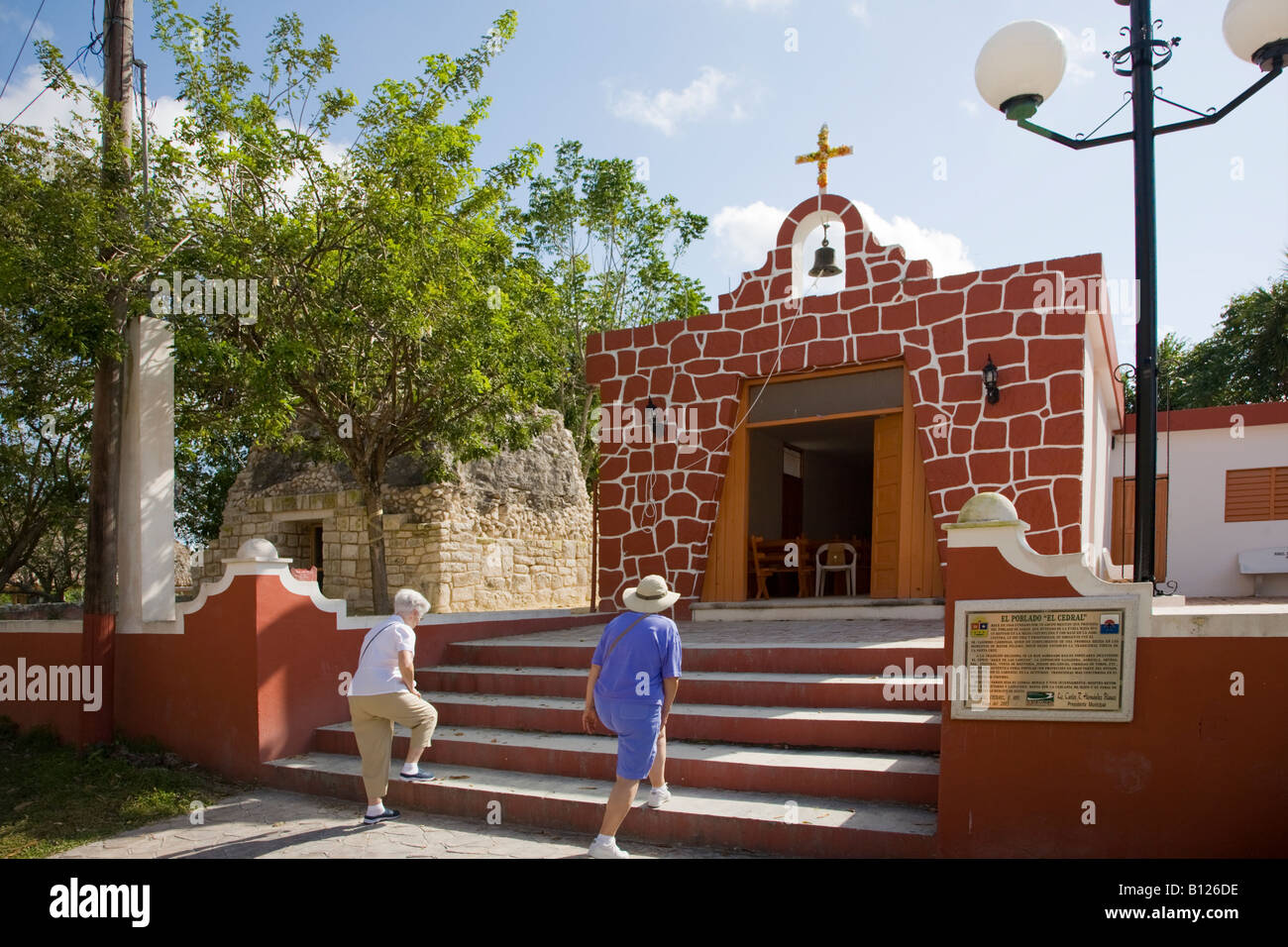 El Cedral Archaeological Site on the island of Cozumel Mexico Stock ...