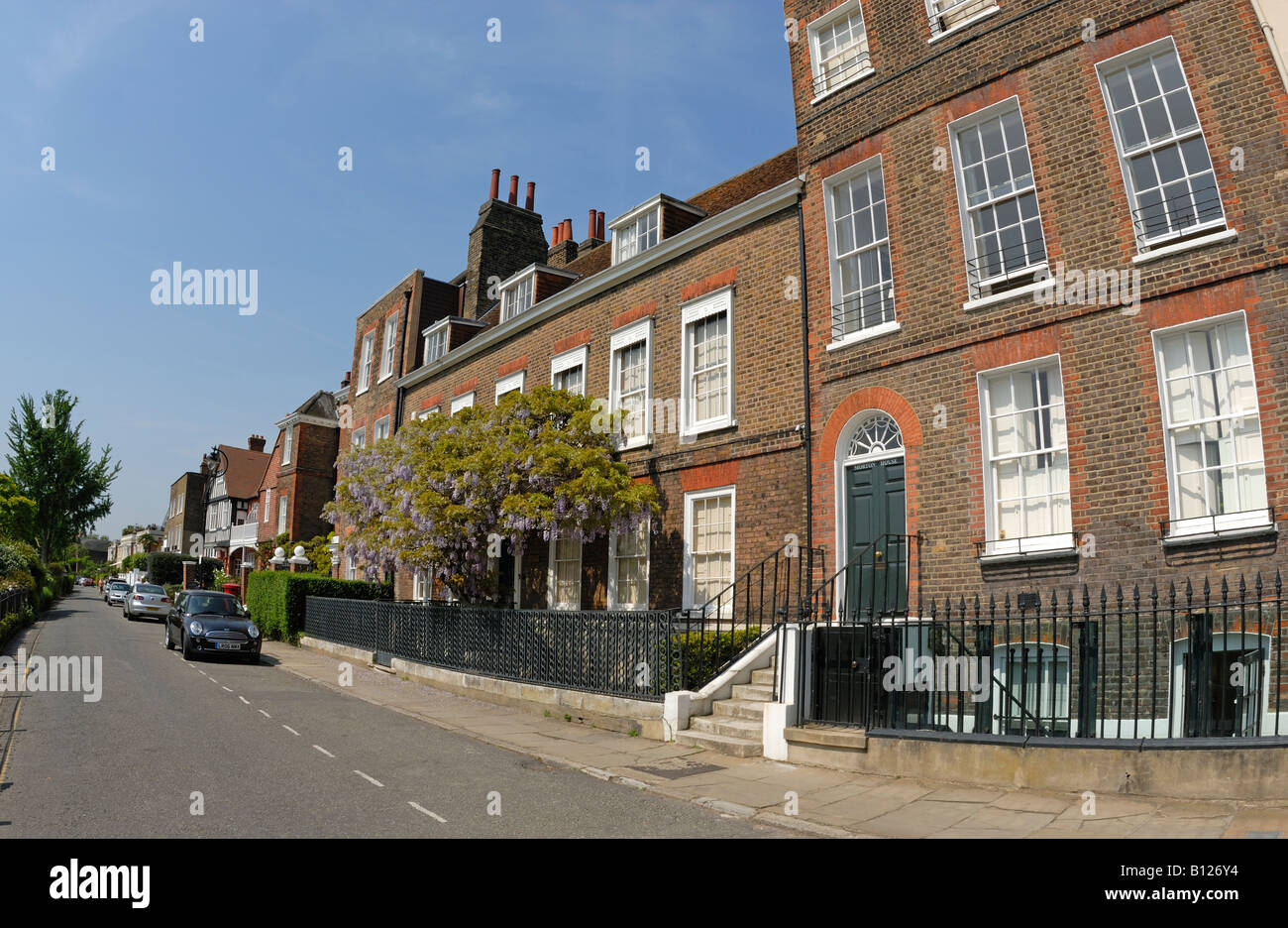The Mall, Chiswick Riverside, London Stock Photo - Alamy