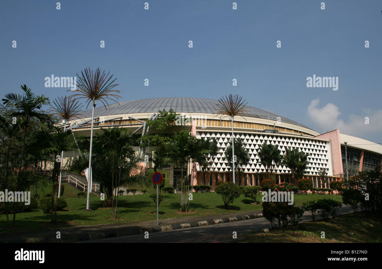 exterior of sports stadium Kuala Lumpur Malaysia April 2008 Stock Photo ...