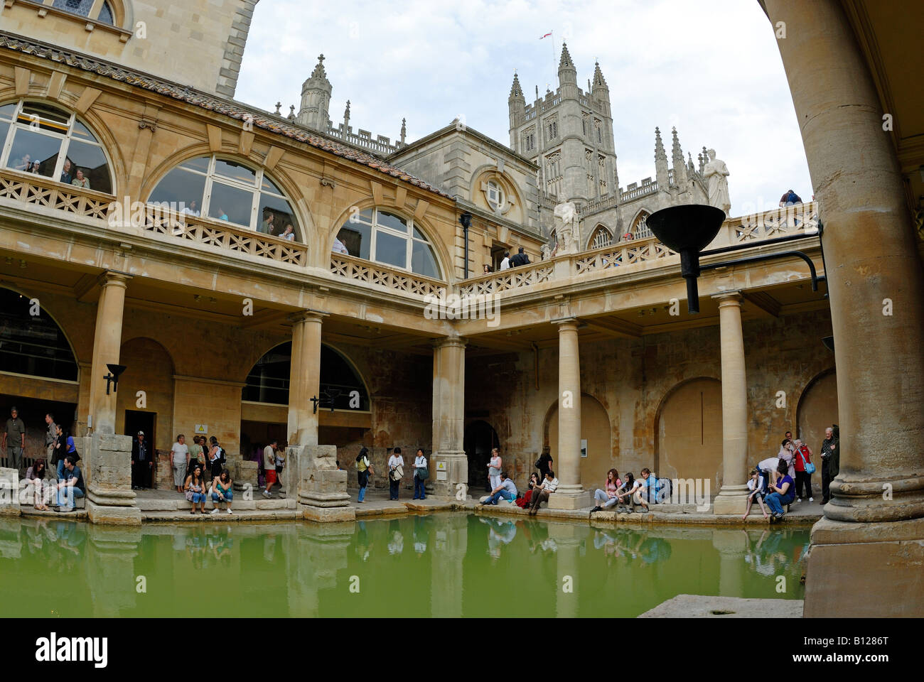 Roman baths at bath hi-res stock photography and images - Alamy