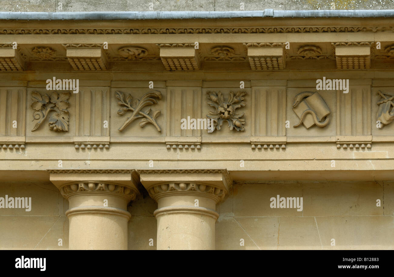 Masonic architectural detail, The Circus,Bath,Somerset Stock Photo - Alamy
