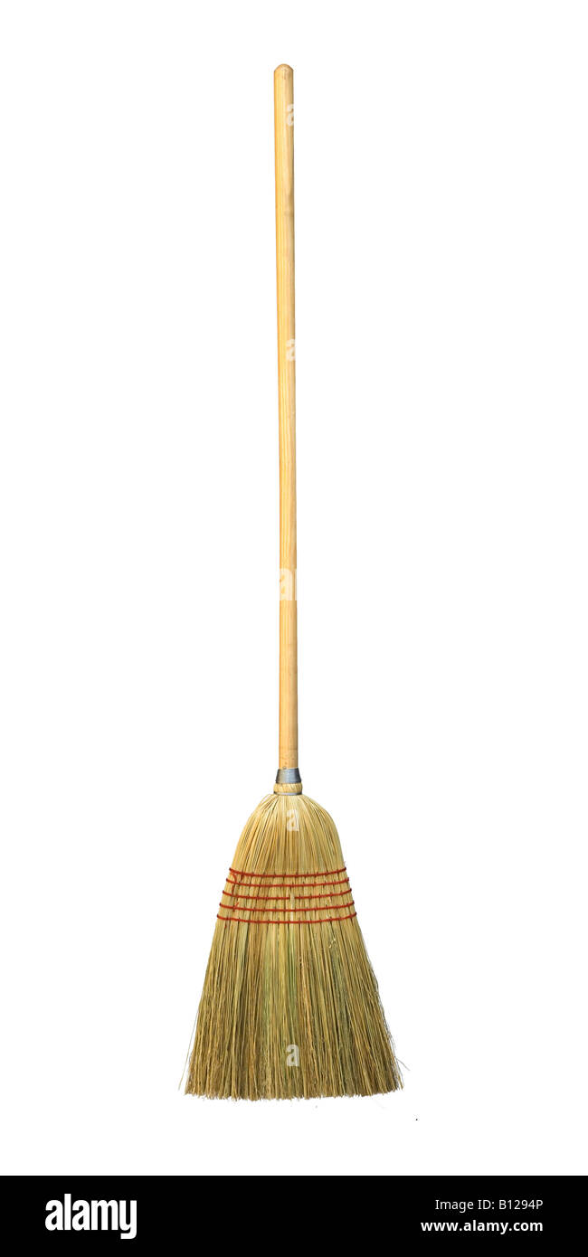 Simple broom Cut Out Stock Images & Pictures - Alamy