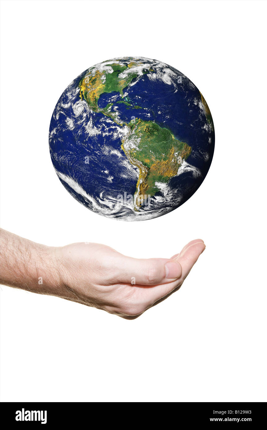 Saving planet climate change Cut Out Stock Images & Pictures - Alamy