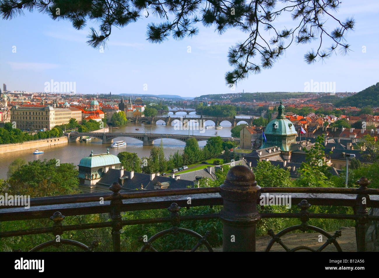 Bridge over vltava river hi-res stock photography and images - Alamy