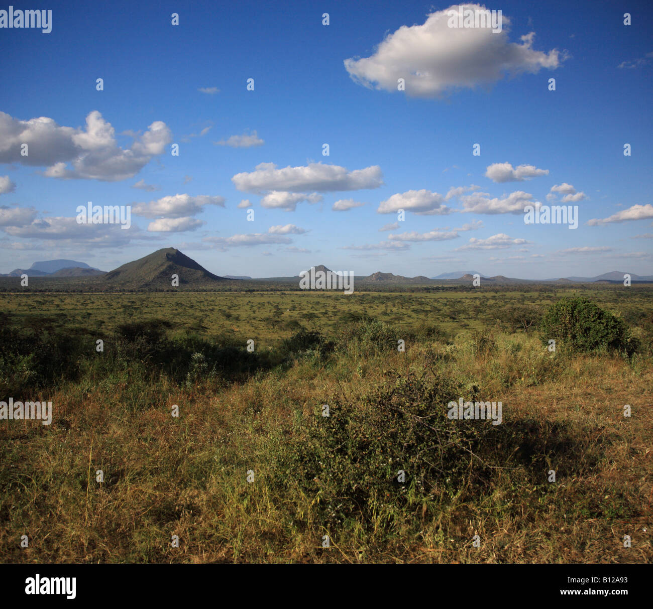 View across the African landscape Stock Photo - Alamy