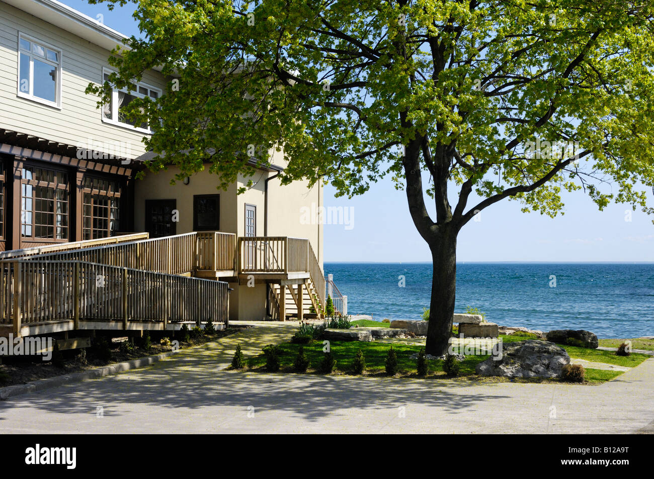 House on a sea shore Stock Photo - Alamy
