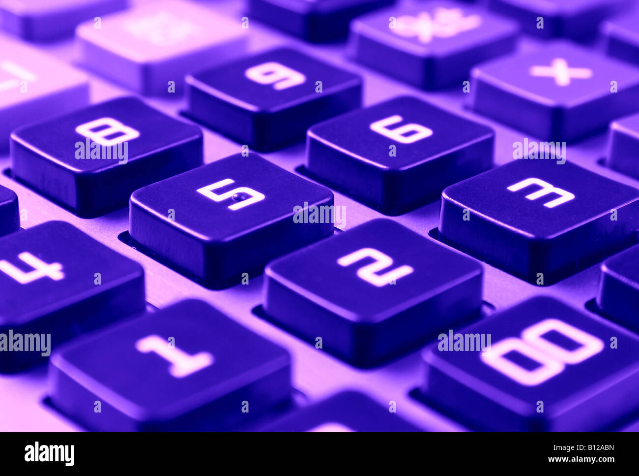 Professional business calculator close up Stock Photo - Alamy